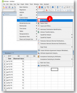 Run Chart in Minitab | How to plot the Run Chart in Minitab?