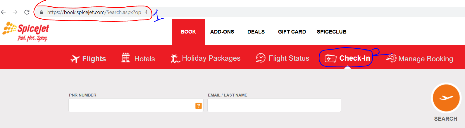 Spicejet web check in link | Online check-in process, 2024